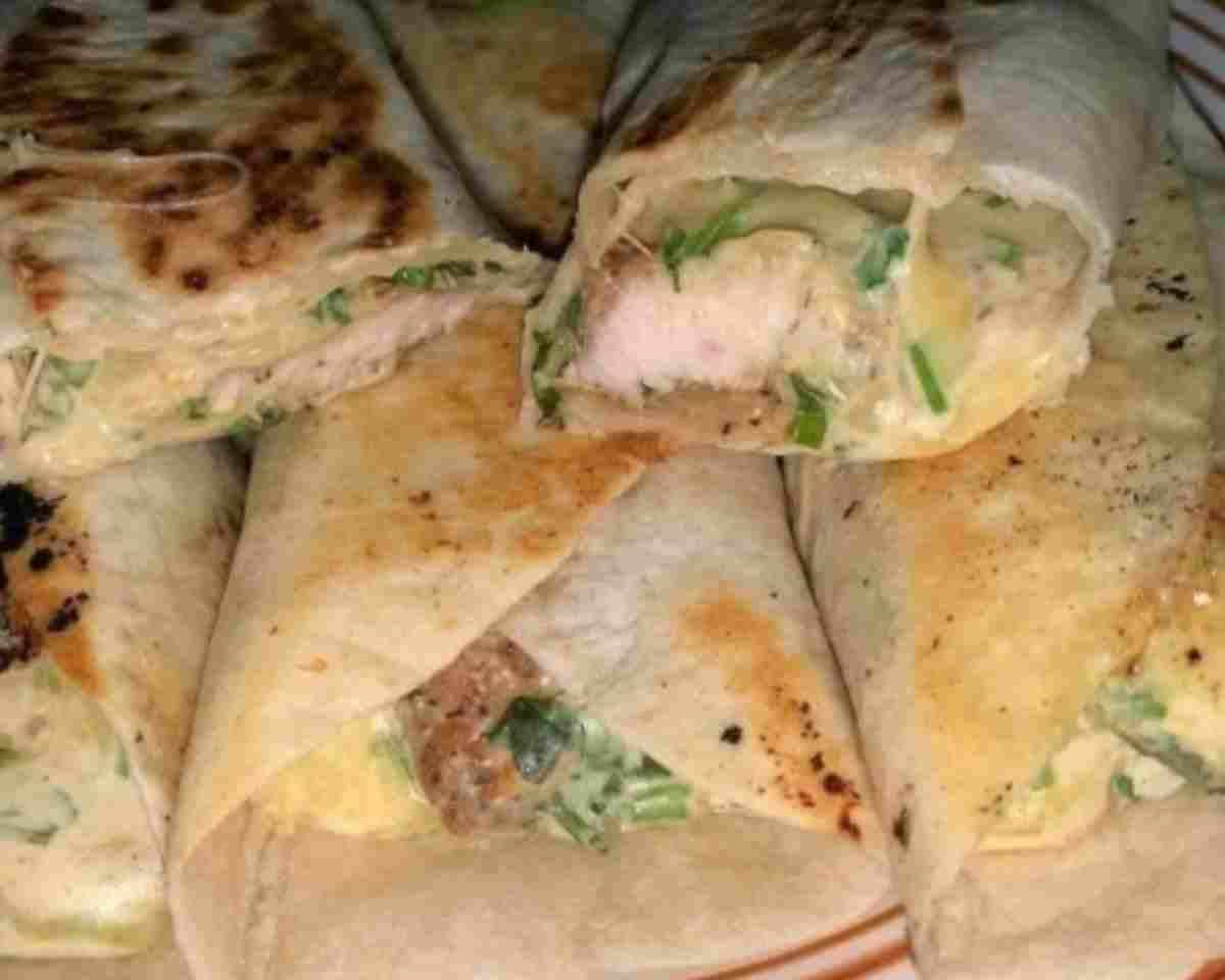 Chicken Ranch Wraps - Easy sweet meal