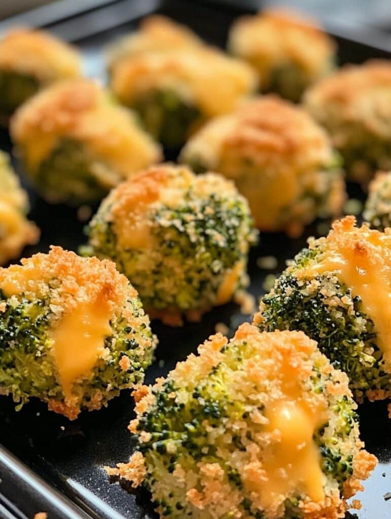 Baked Broccoli Cheese Balls - Easy sweet meal