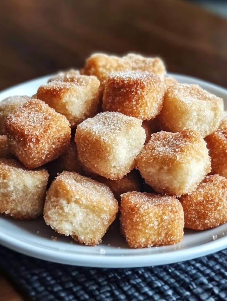 Cinnamon Sugar Biscuit Bites - Easy sweet meal