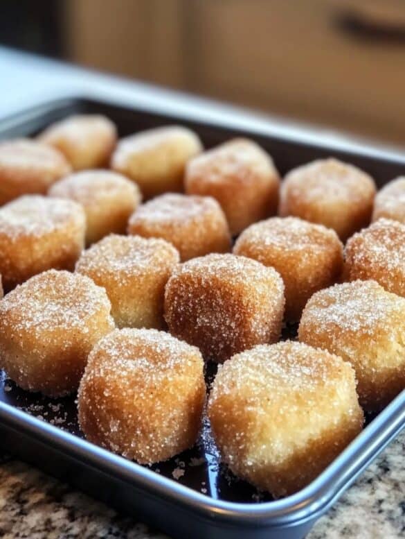 Cinnamon Sugar Biscuit Bites - Easy sweet meal
