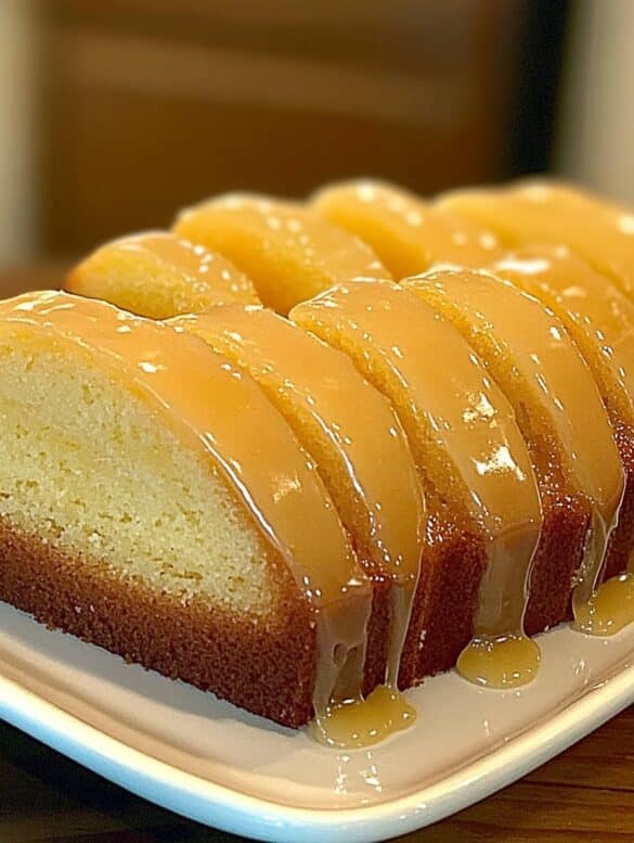 Lemon Pound Cake with Glaze - Easy sweet meal