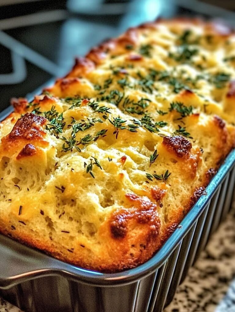 Herb & Cheese Quick Bread - Easy sweet meal