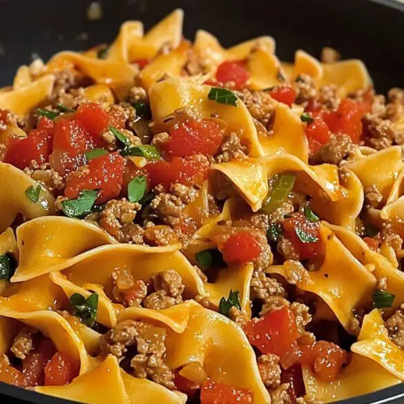 Italian Drunken Noodles - Easy sweet meal