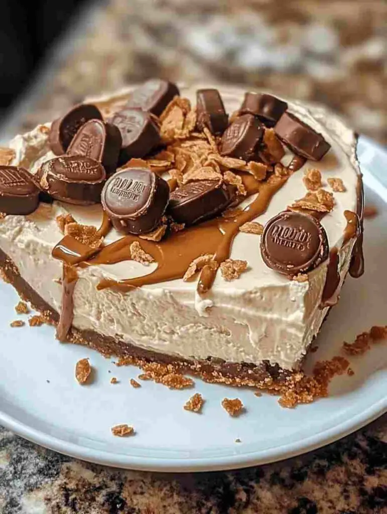 No Bake Rolo Cheesecake Recipe - Easy sweet meal