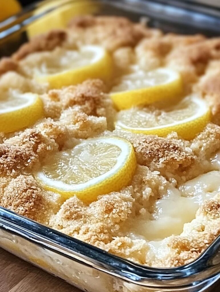 Magic Lemon Cobbler - Easy sweet meal