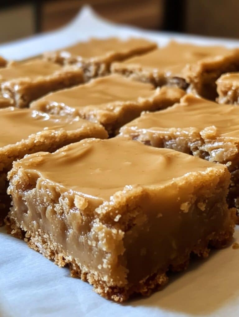 Peanut Butter Lunch Lady Bars - Easy sweet meal