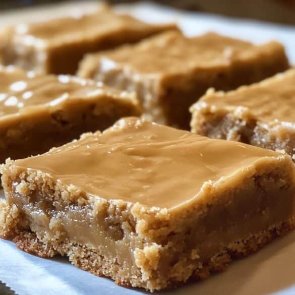 Peanut Butter Lunch Lady Bars - Easy sweet meal