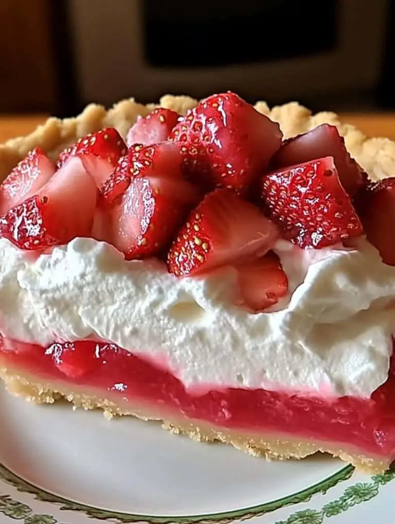 Strawberry Cool Whip Pie - Easy sweet meal