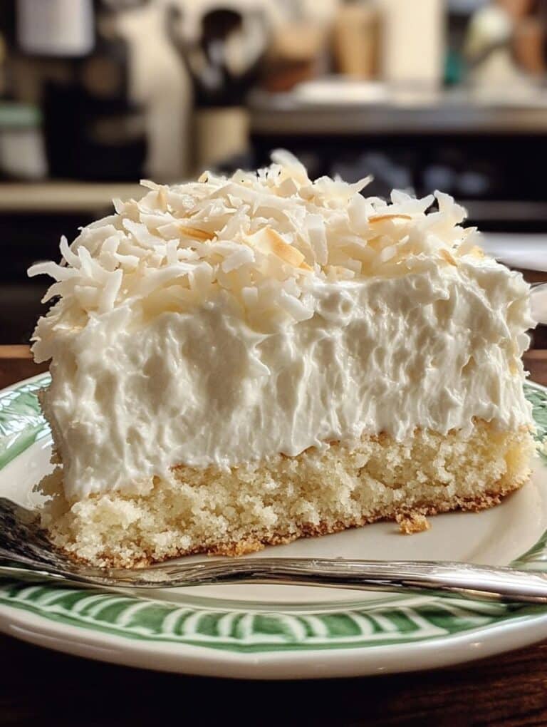 Creamy Coconut Cake - Easy sweet meal