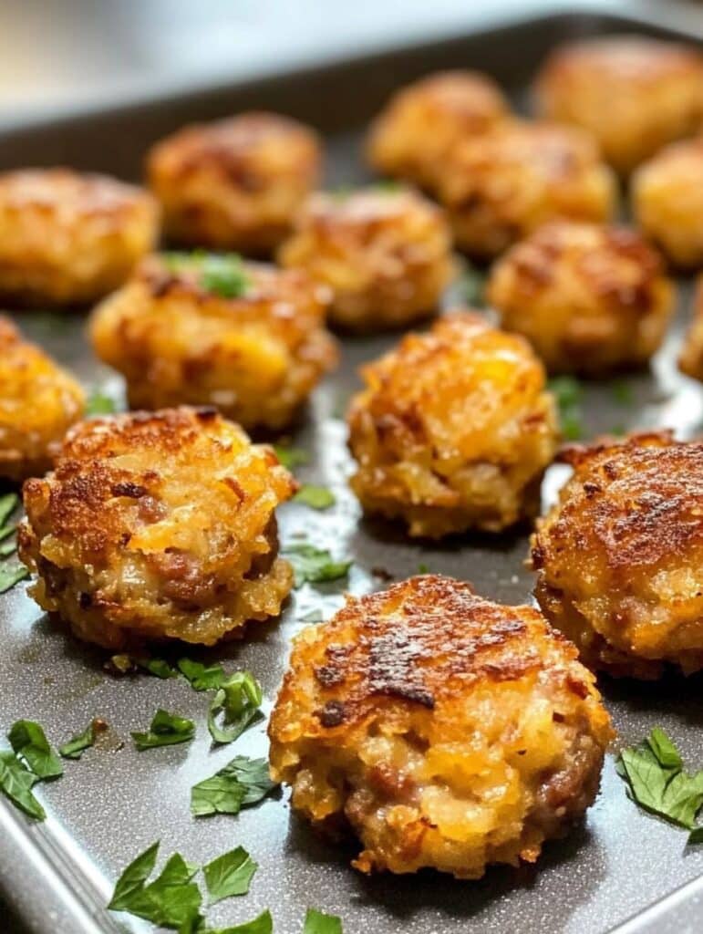 Hashbrown Sausage Bites - Easy sweet meal