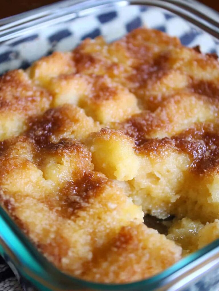Pineapple Bread Pudding - Easy sweet meal