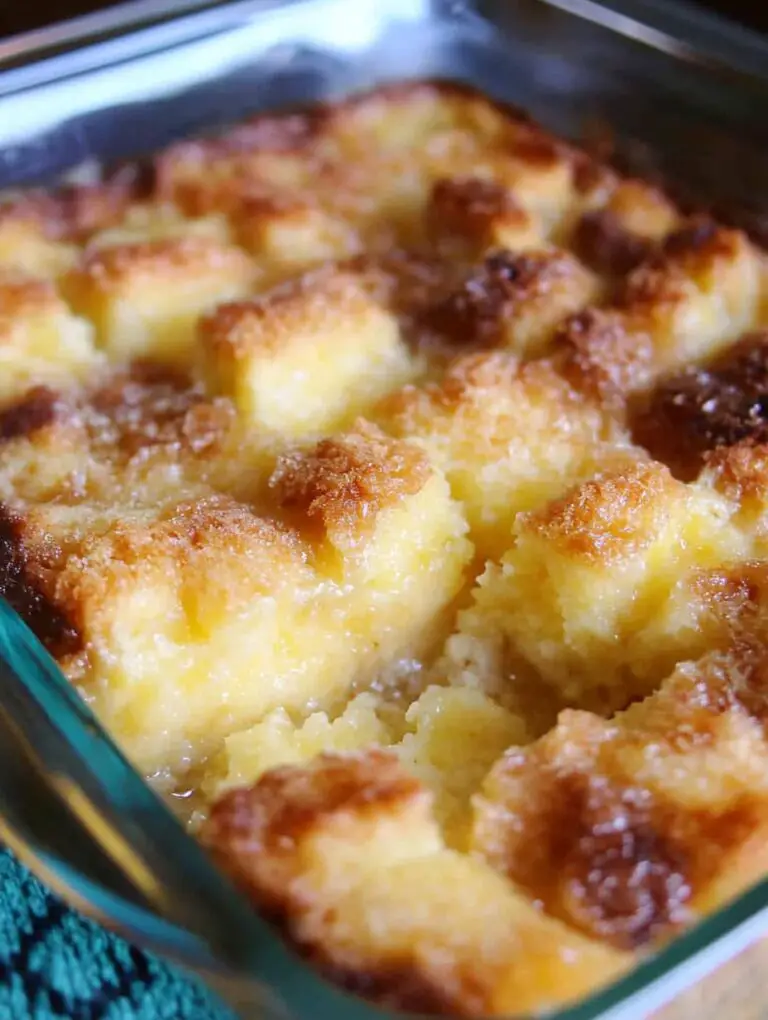 Pineapple Bread Pudding - Easy sweet meal