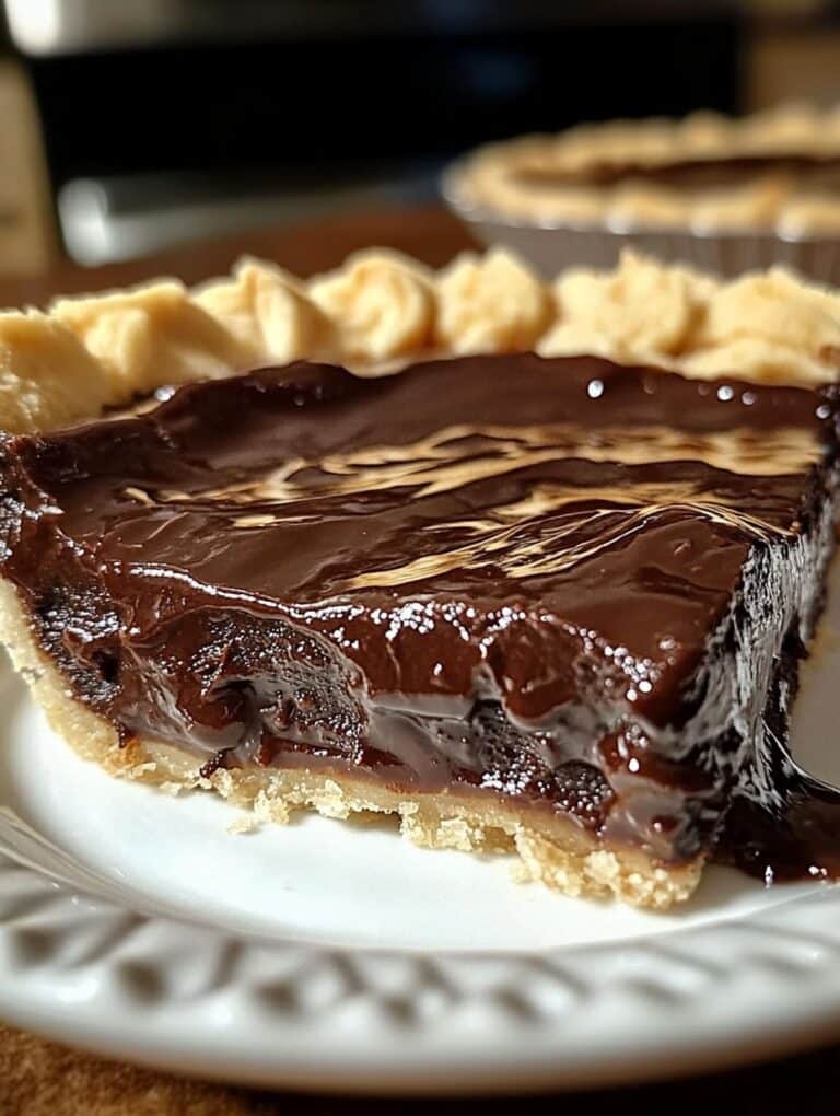 Easy Hot Fudge Pie - Easy sweet meal