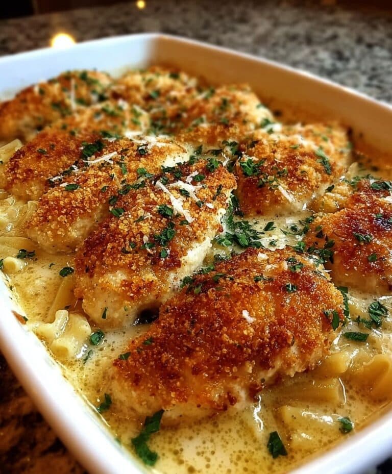 Parmesan Chicken Bake – Easy Crispy Cheesy Dinner - Easy sweet meal