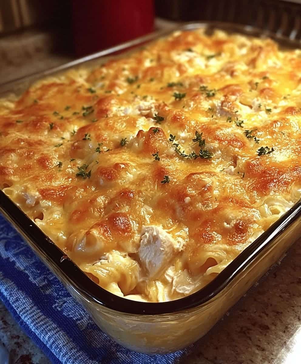 Paula Deen Chicken Casserole - Easy sweet meal