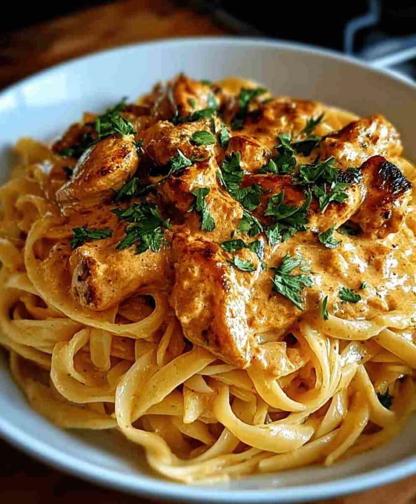 Cowboy Butter Chicken Pasta Recipe - Easy sweet meal