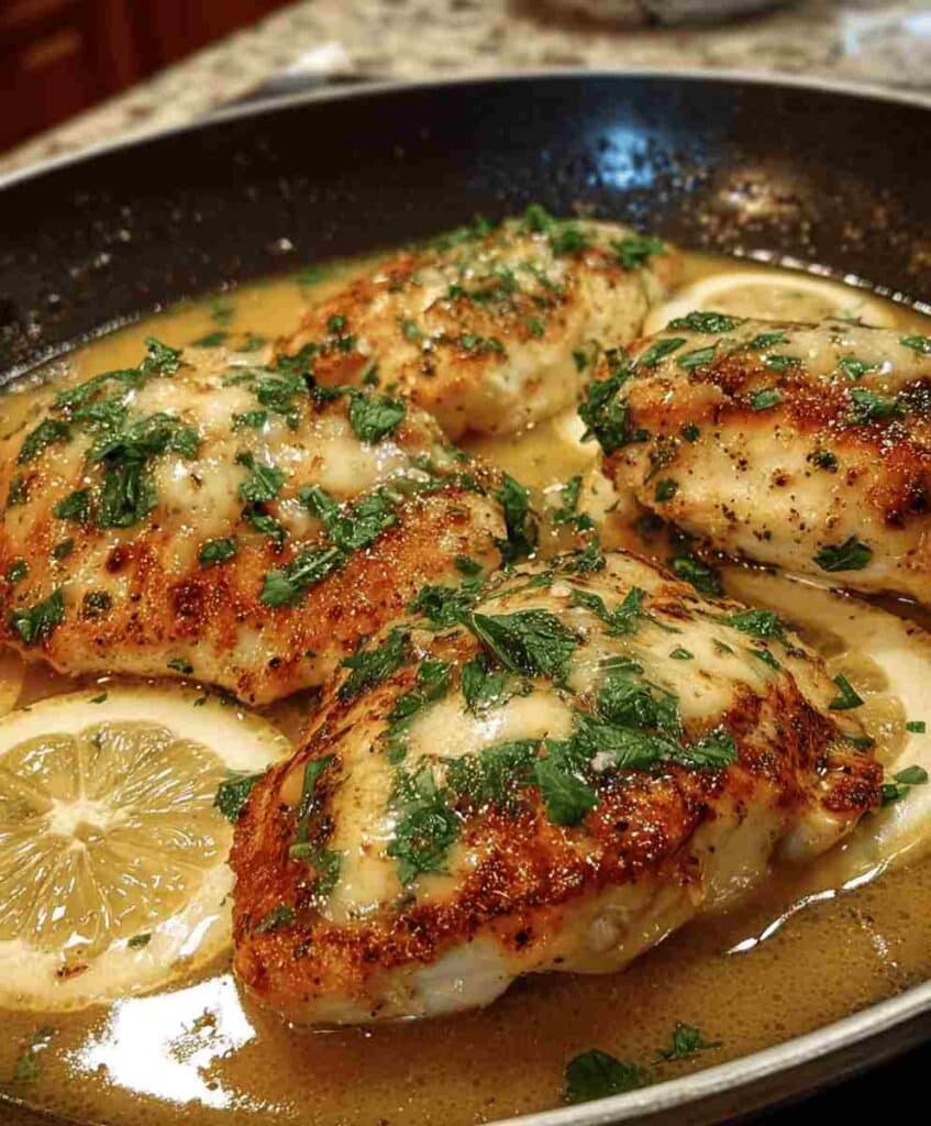 Lemon Chicken Romano Recipe with Crispy Cheese Coating - Easy sweet meal