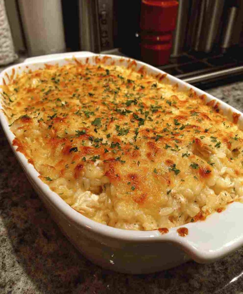 Easy Chicken Rice Casserole - Easy sweet meal